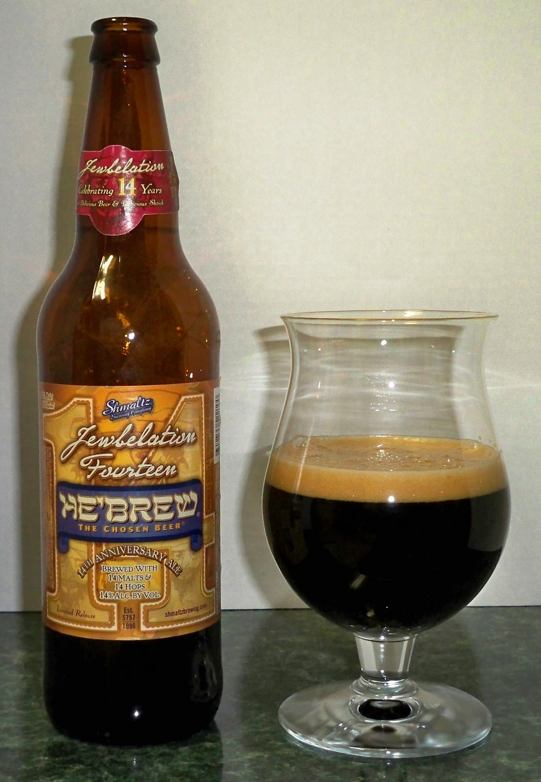 Spreading the Craft Beer Gospel!: MINI-REVIEW--Shmaltz He'Brew ...