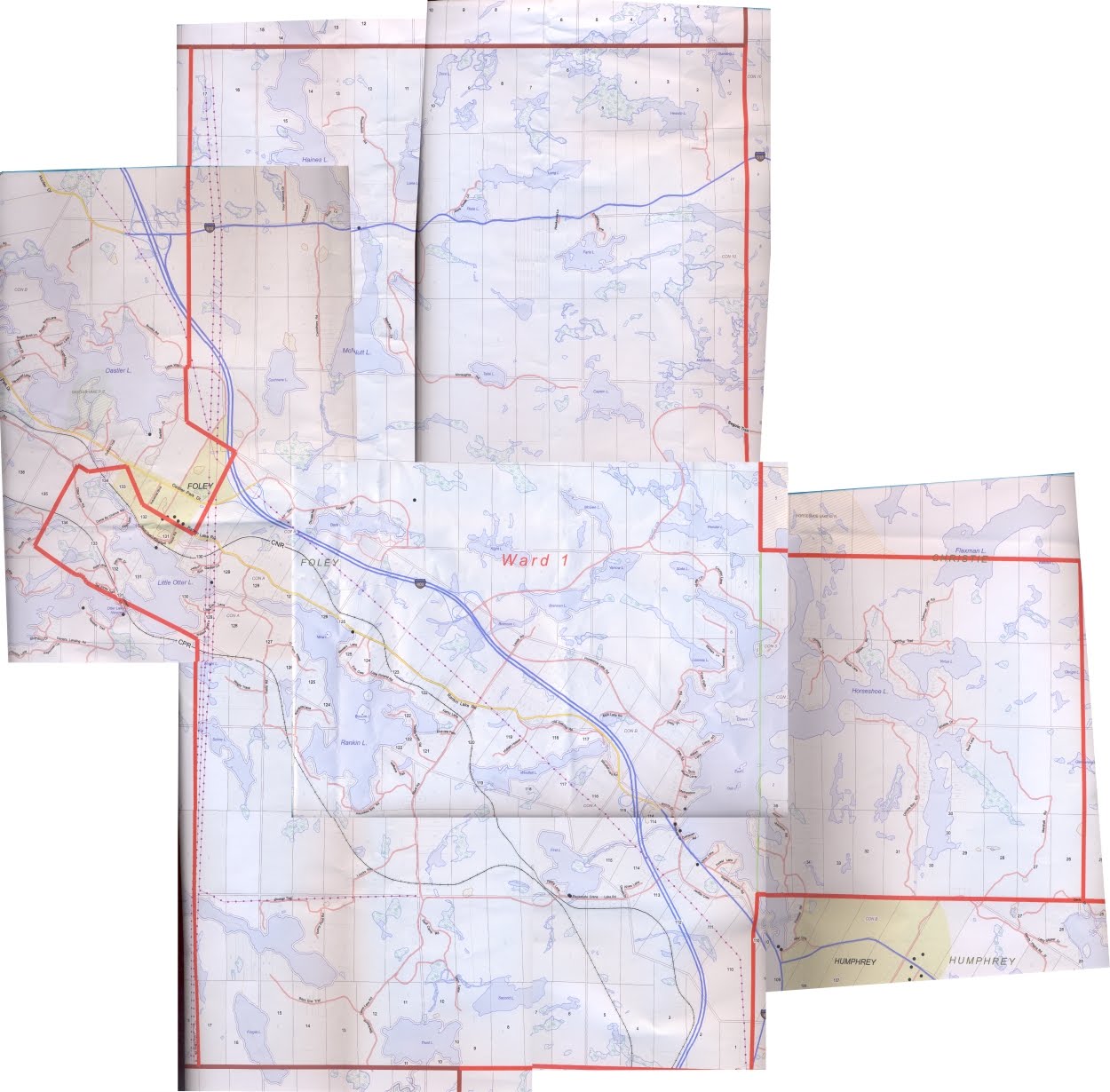 One Seguin: Seguin: Ward 1 Map