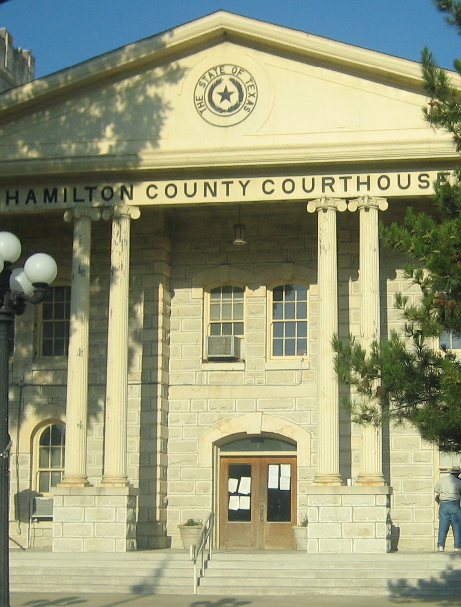 ABT UNK: Courthouse Christmas: Hamilton County, Hamilton, Texas