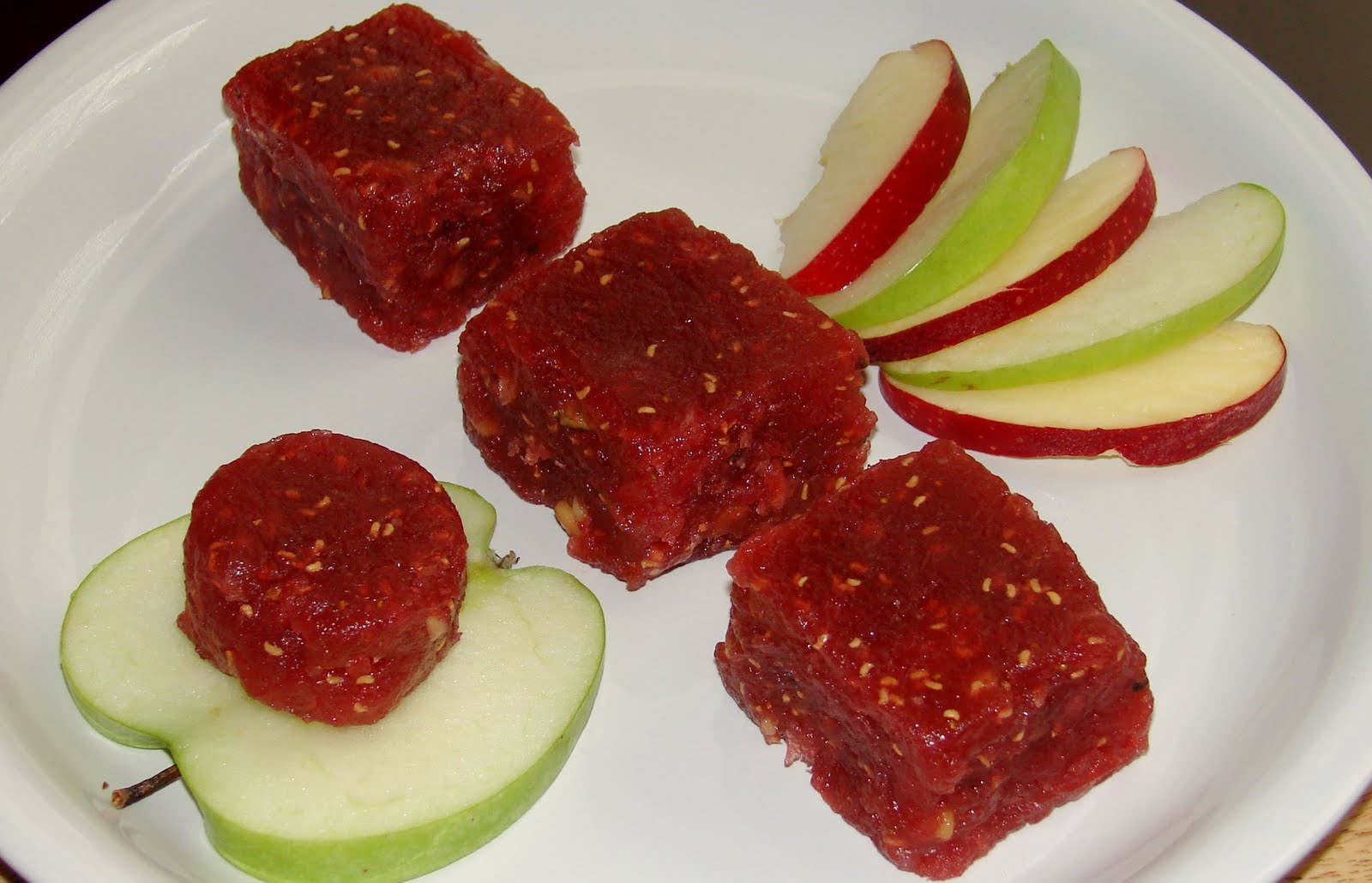 Apple Raspberry Halwa