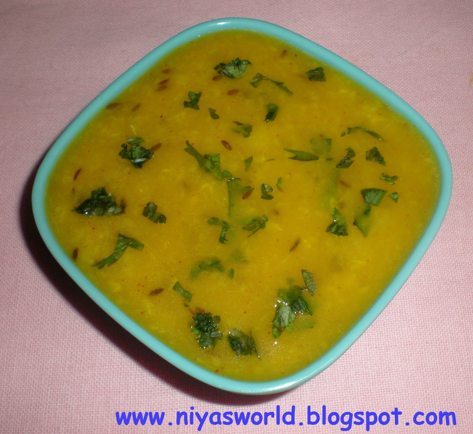 Niya's World: Simple & Delicious Dal