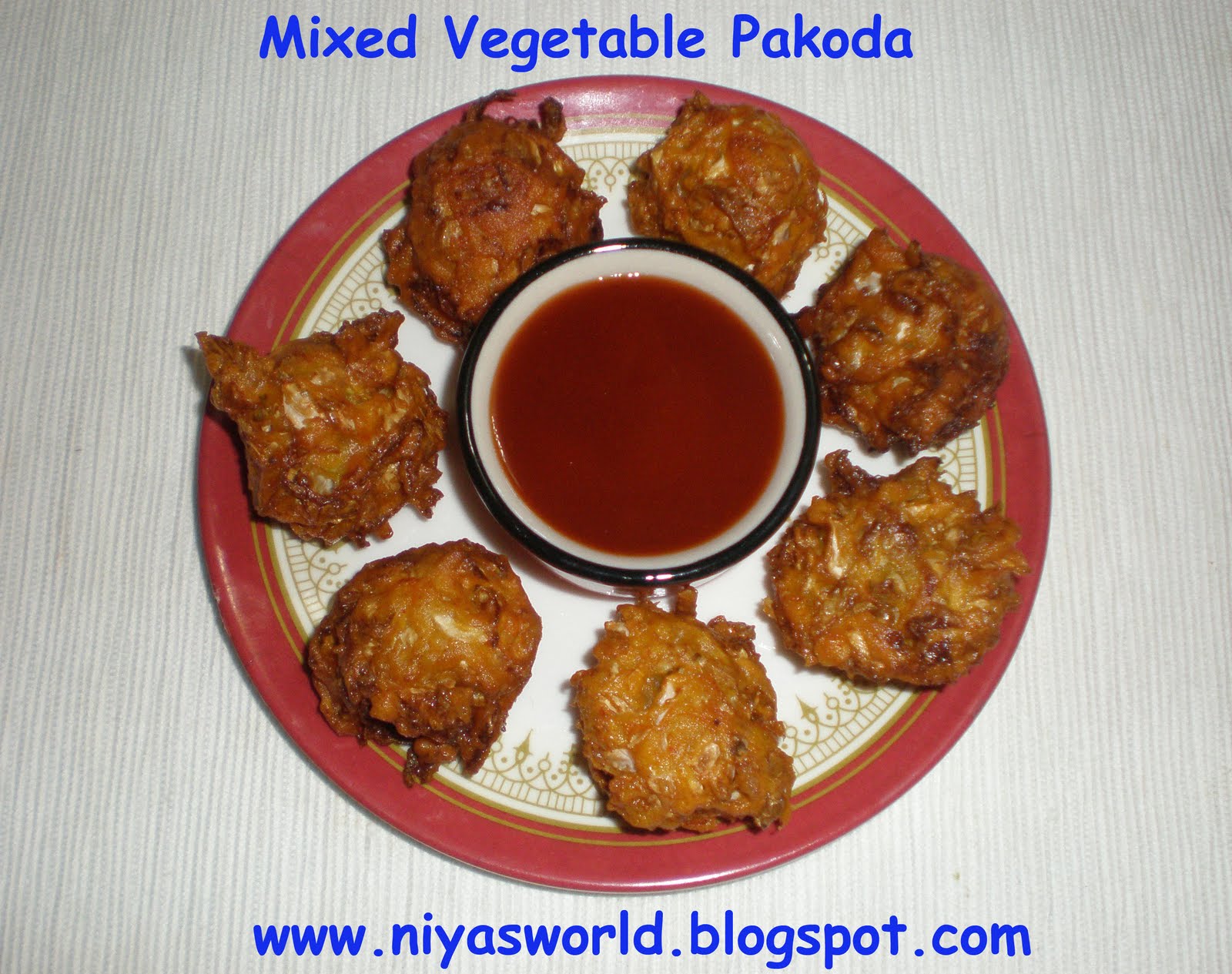 Niya's World: Mixed Vegetable Pakoda