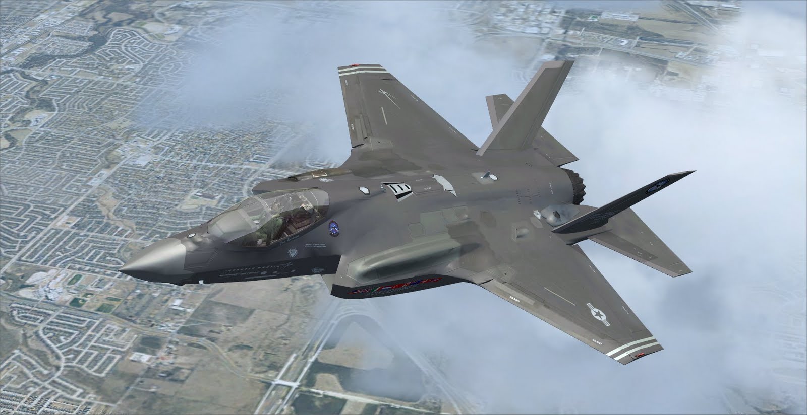 IndiaFoxtEcho Visual Simulations: F-35A wip update