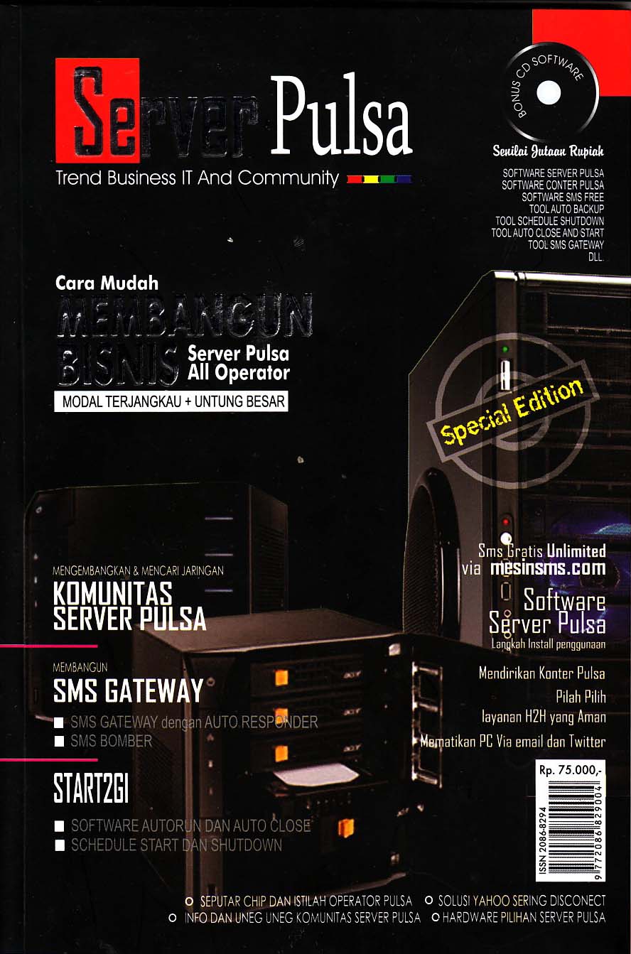 Koleksi K. Atmojo: Majalah Baru: "Server Pulsa" Edisi Perdana