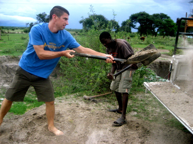 Moyers in Namibia: Throwing Mud!