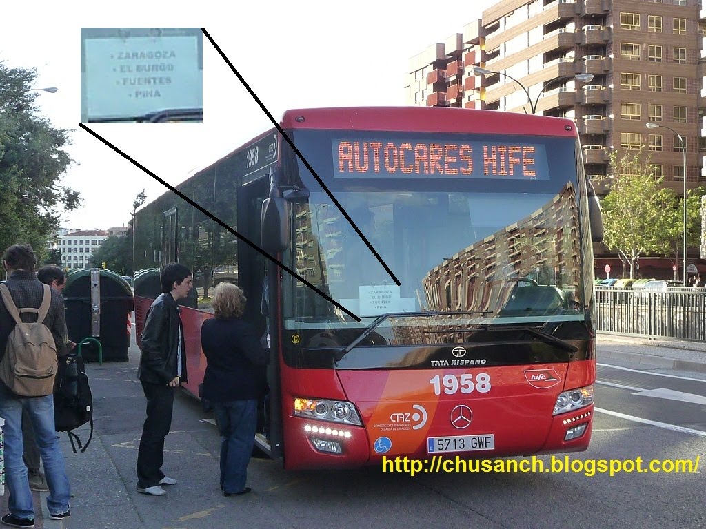 TRANSPORTE PÚBLICO EN ZARAGOZA: LOS NUEVOS CTAZBUSES DE HIFE