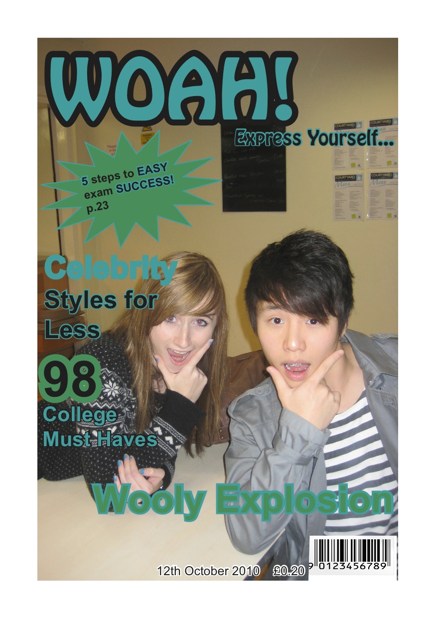 Ella Harding's AS Media Studies Coursework: Student Magazine; Design ...