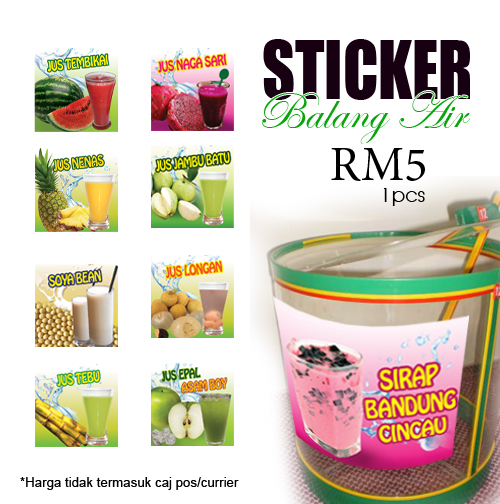your advertising solution: PROMOSI STICKER UNTUK BALANG AIR