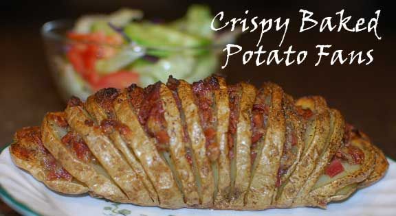The Pantry Shopper: Day 28: Crispy Baked Potato Fans, Part 2