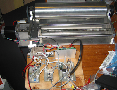 Microcontroller based Photoplotter - Microcontroller Project Circuit