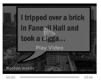 Emily Sweeney's Video Blog: The evolution of Boston slang