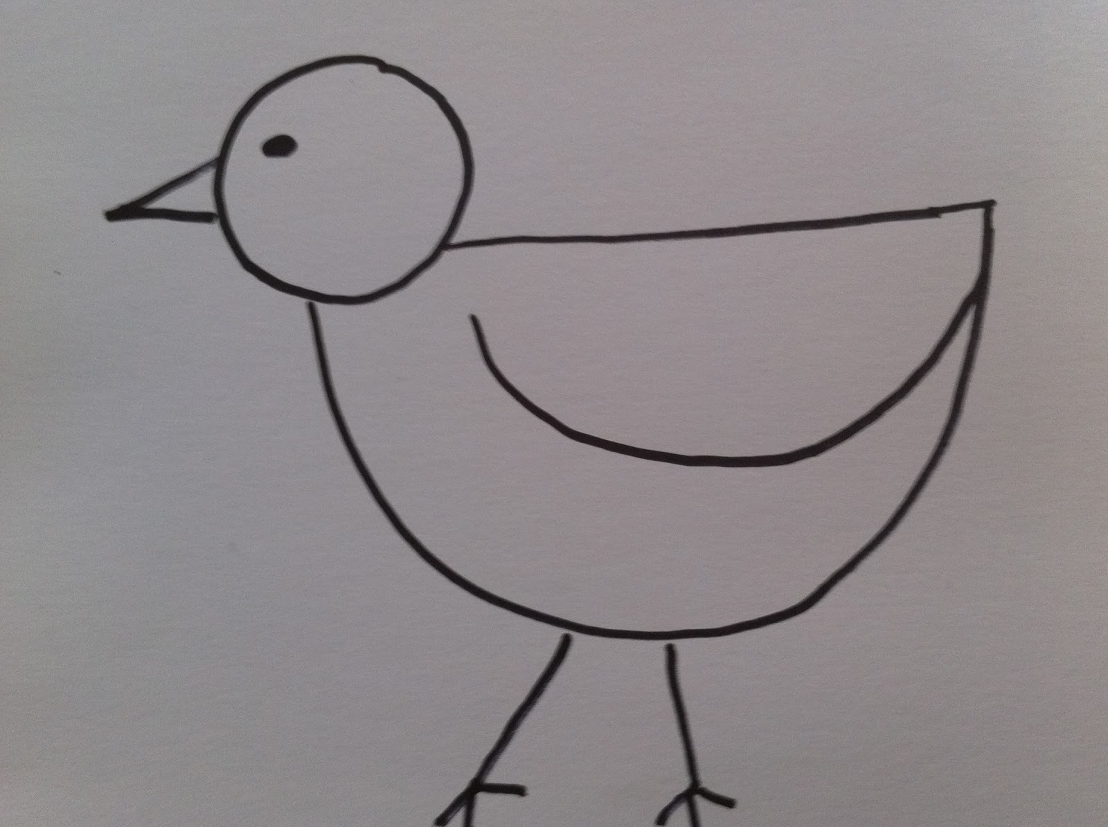 How to Draw a Bird - Fairy Dust Teaching