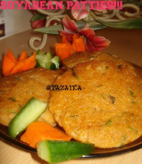 FOOD CAPITAL: SOYBEAN PATTIES:FULFILLING PATTIES WITH POTATOES!!!