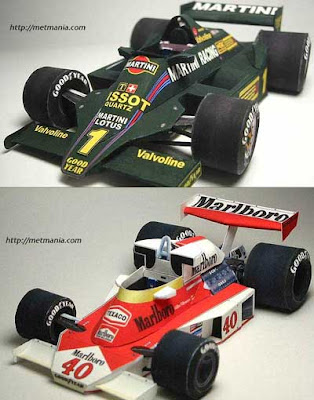 1970s Formula One F1 Car Paper Model : Pepakura Corner