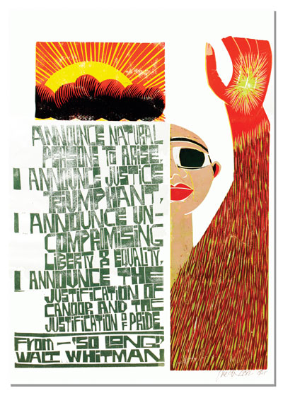 BOOKTRYST: Stunning Posters Celebrate Walt Whitman