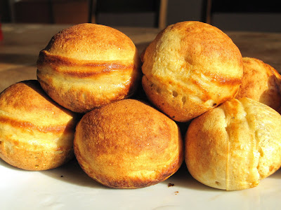 Aunt Else's aebleskivers - Danish round filled pancakes