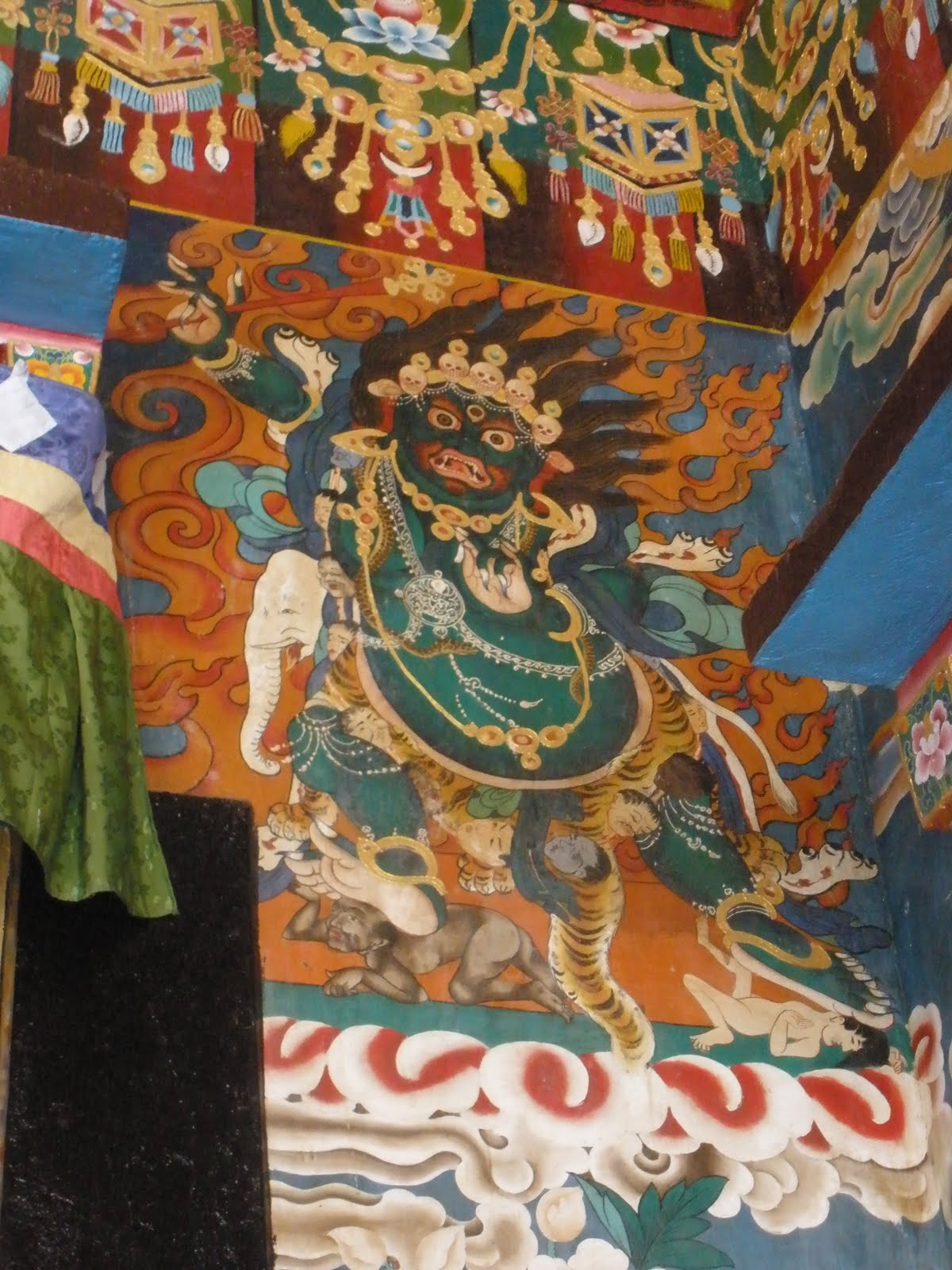 Sikkim and beyond: Rumtek Gompa Paintings, Sikkim (India)
