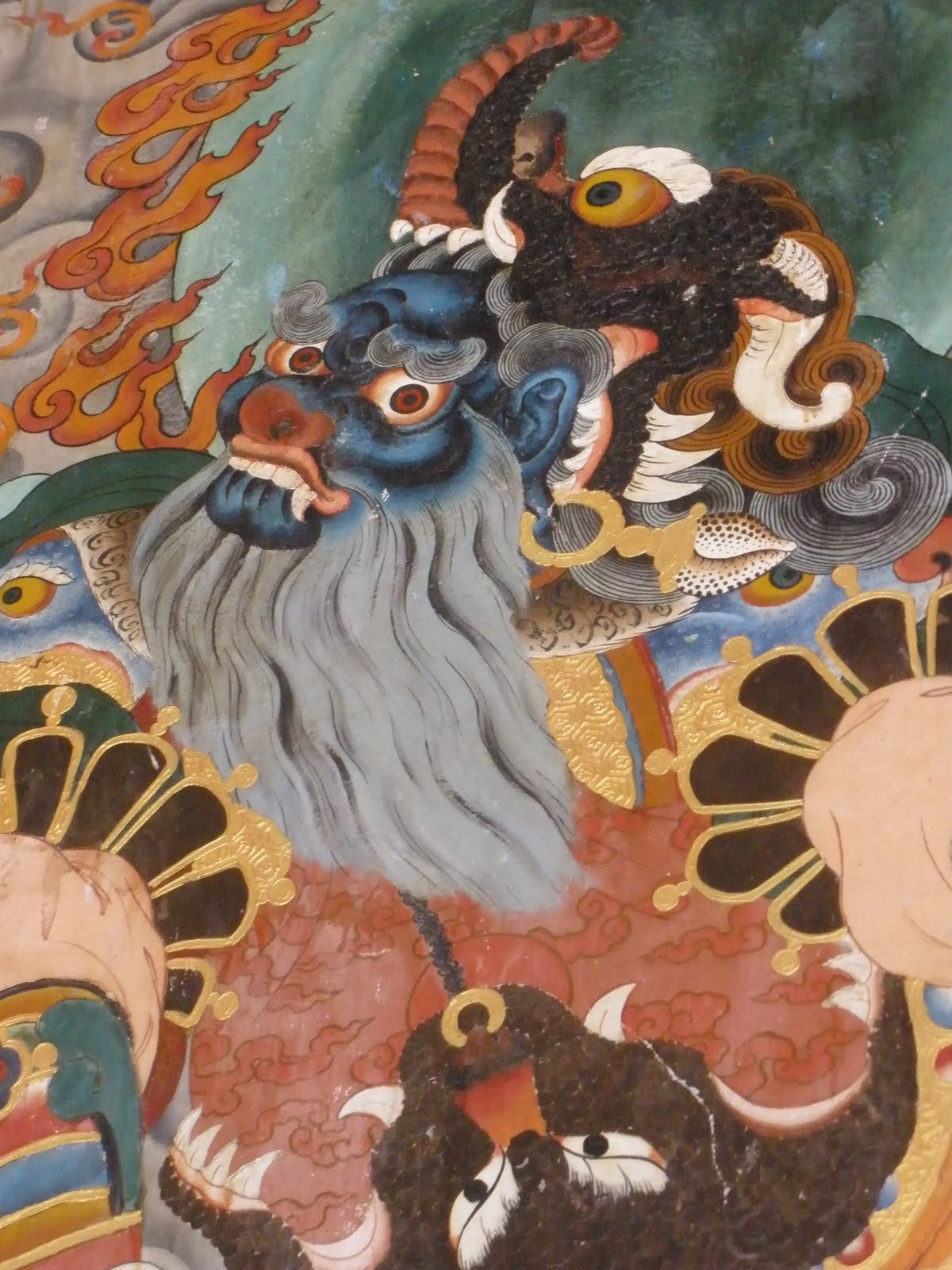 Sikkim and beyond: Rumtek Gompa Paintings, Sikkim (India)