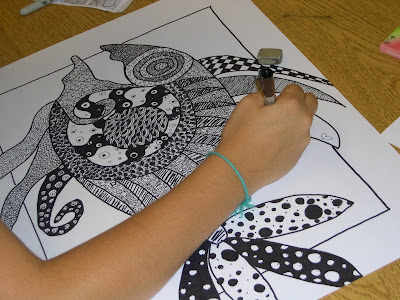 ART LESSONS BY REGINA: REPETITIVE PATTERN ART