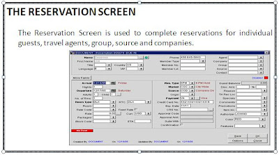 Property Management for Front Desk Officer: The Reservation Window