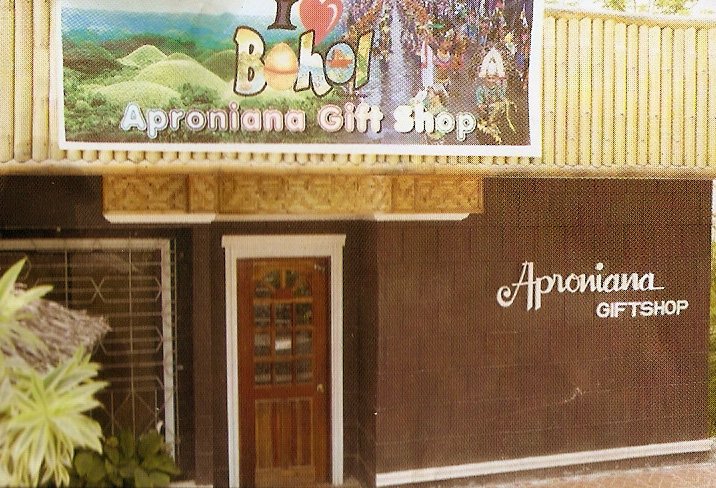 Baclayon (Bohol) Blog: Aproniana Gift Shop