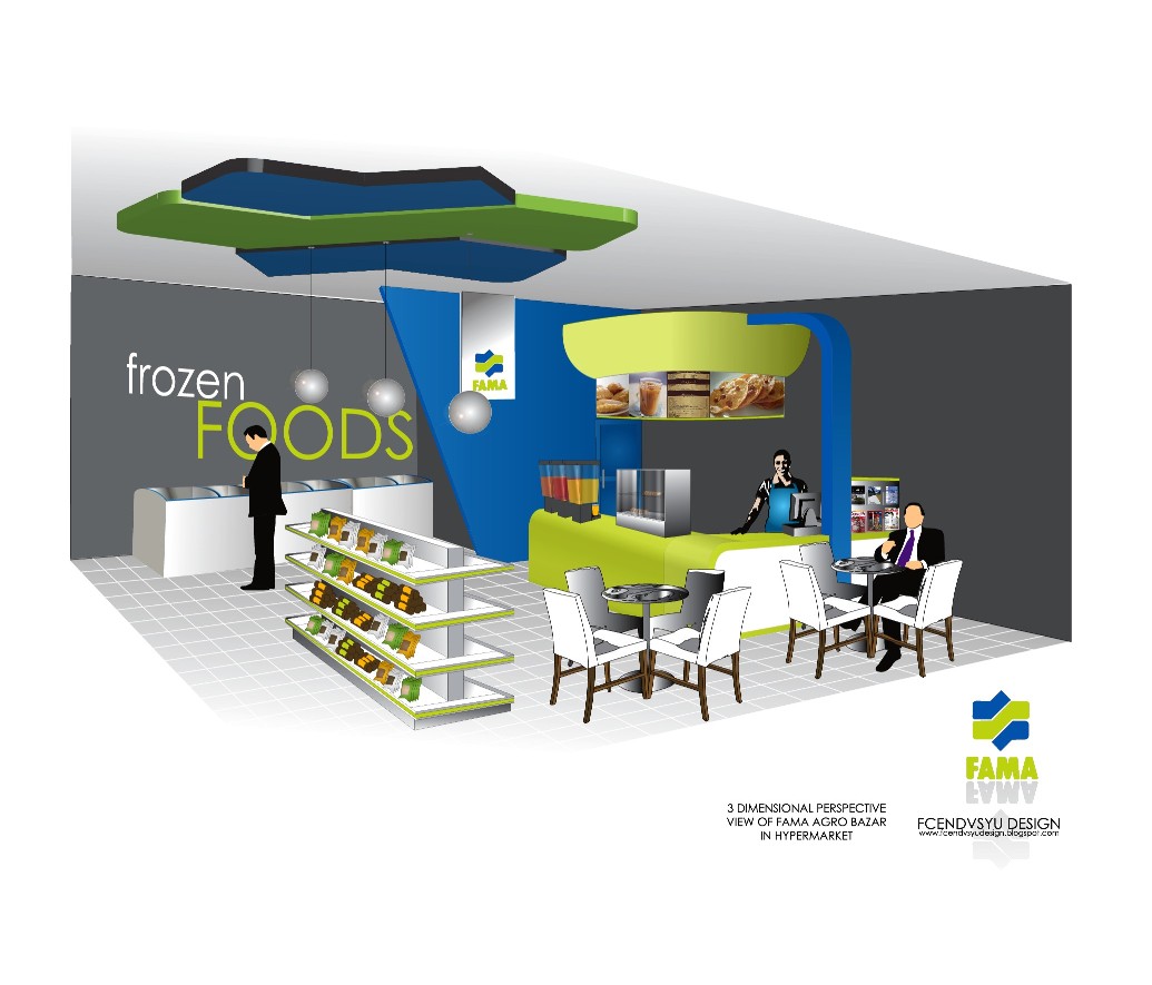 fcendvsyudesign: Perspective View Shop Layout