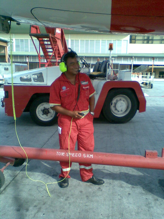 Ramp Headset Man | Airasia RampAgent