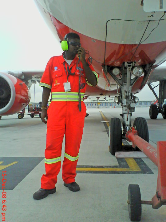 Ramp Headset Man | Airasia RampAgent