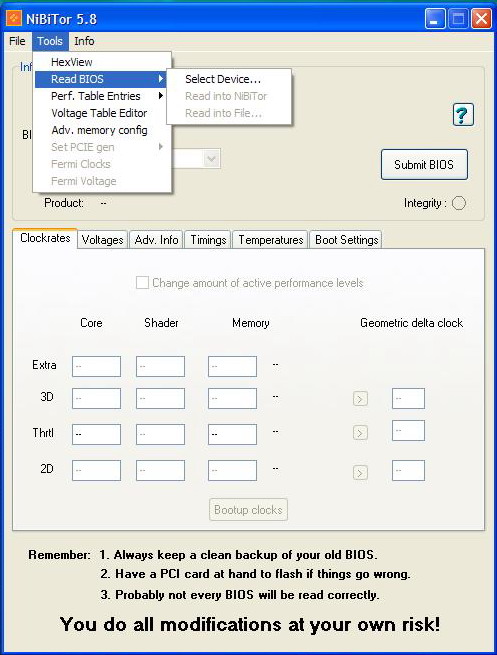 El Rincón de Enyap: Modificar Bios GPU con NibiTor desde Windows XP