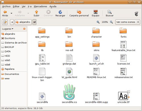 Ayuda para Second Life: Cómo instalarte en Second Life con Ubuntu Linux