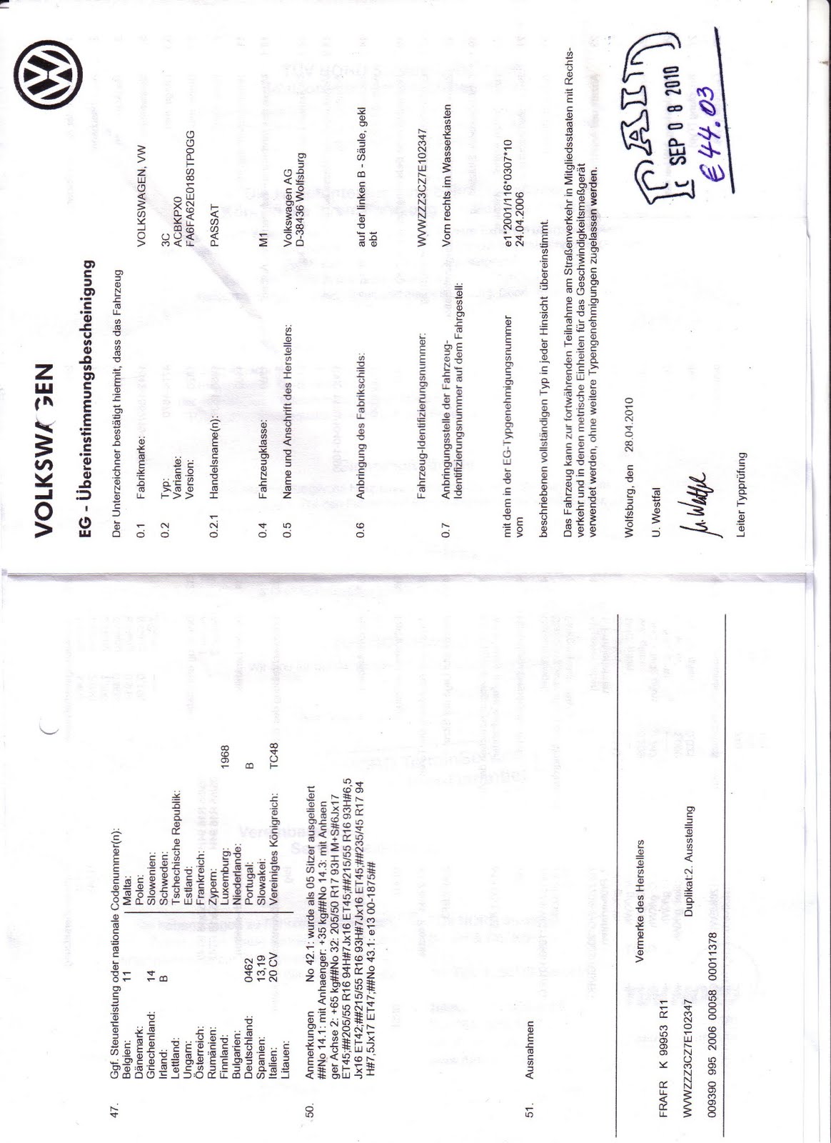 Display von verschiedenen COC-Papers: Display von verschiedenen COC-Papers