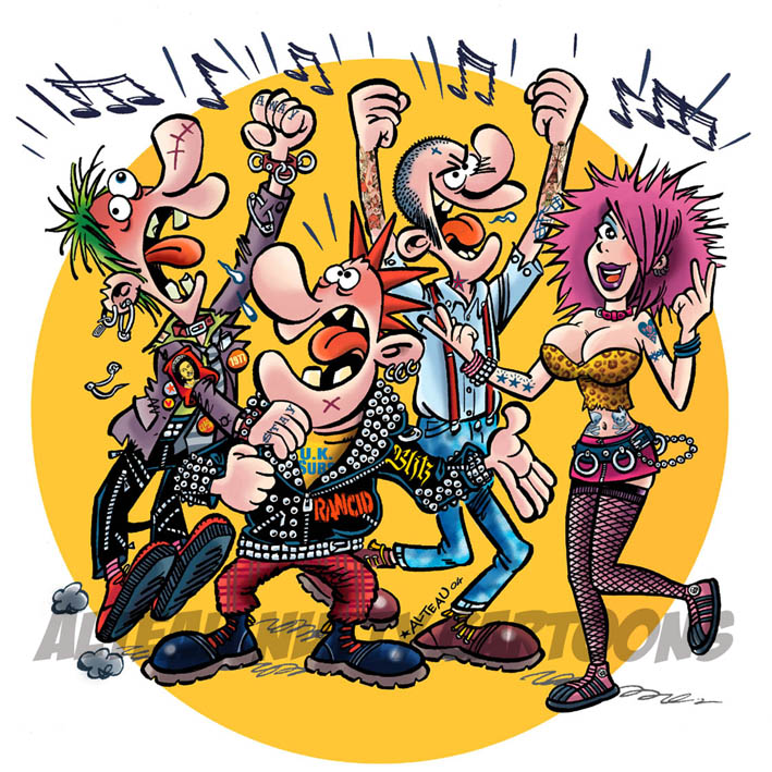 Alteau Nutty Cartoons: From my Street Punk vaults...