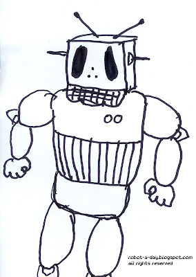 Robot-A-Day: #39 Phoning it in with Sharpie