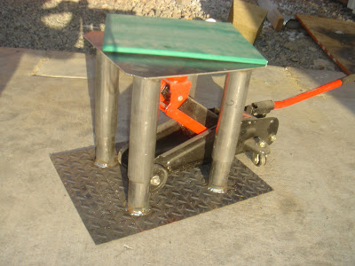 Homemade moto jack... or stand... or whatever | Adventure Rider