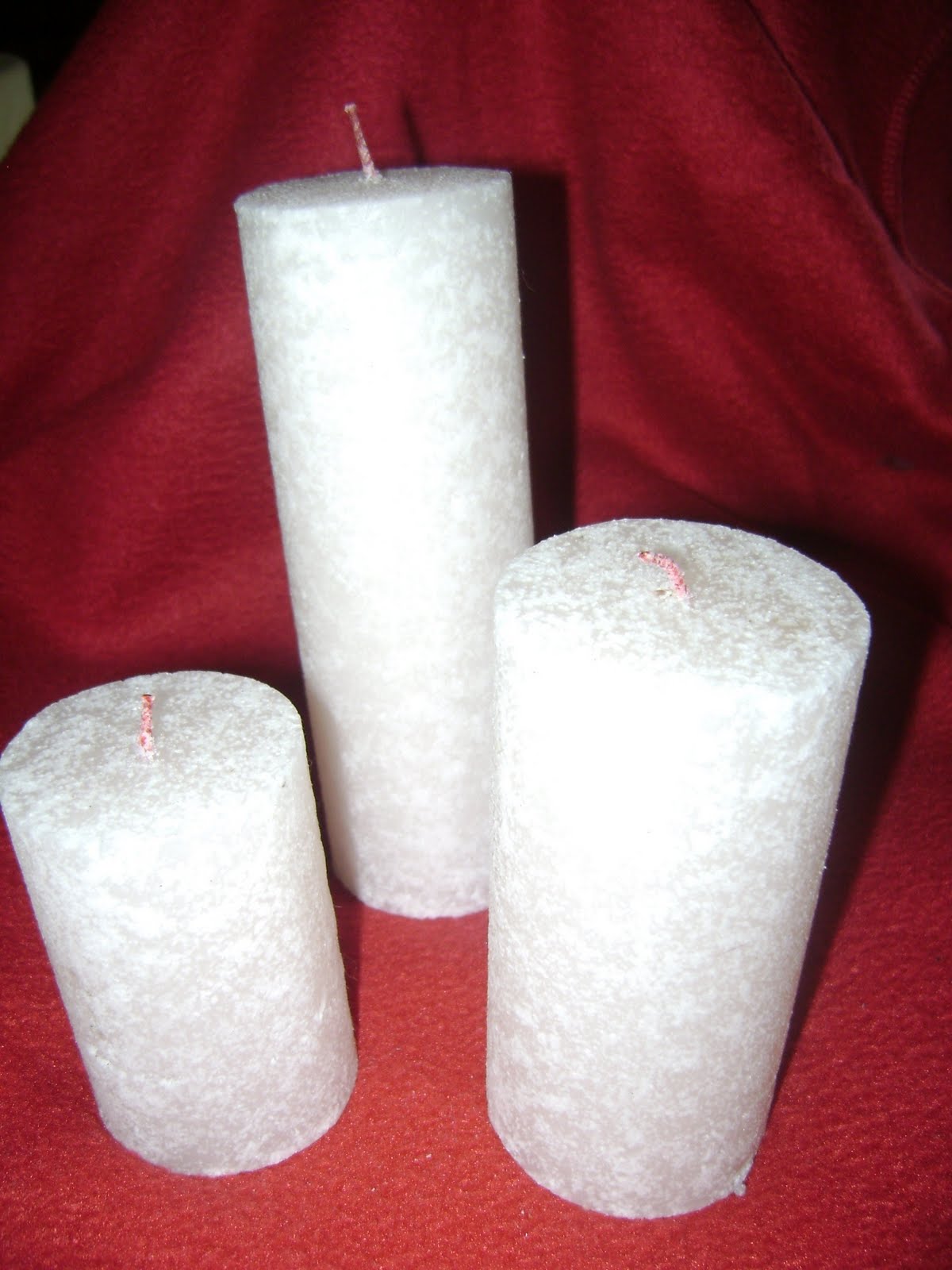 Artesanias Estacte: Velas cilindricas