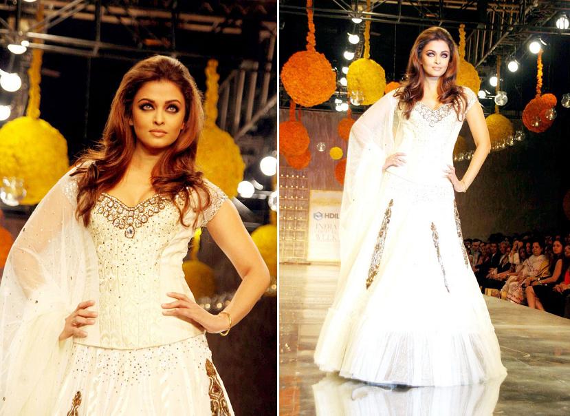 Aishwarya Rai At Manish Malhotra's HDIL Fashion Show