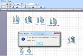 Dotnet Creep's Blog: Bad Disk Failure Message in Visio