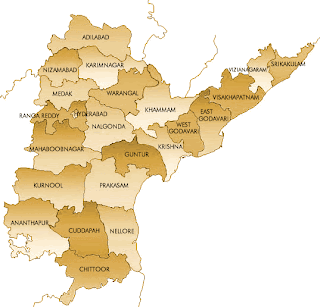 Andhra Pradesh Tourism Map