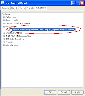 Oracle Applications DBA Blog: JRE Plug-in “Next-Generation” – to ...