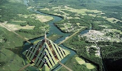 Strange and Unusual: City of the future: The giant glass pyramid that ...