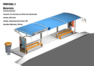 EPICENTER DESIGN: Bus Shelter Design-II