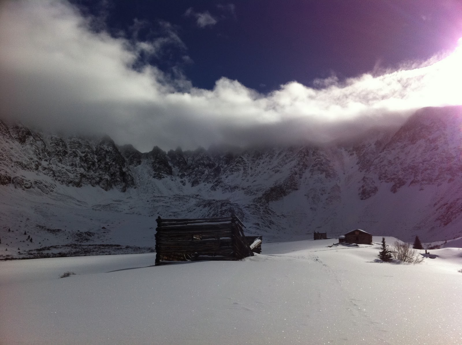 foxandthird: Snowshoeing in Mayflower Gulch