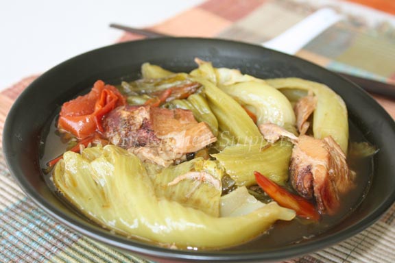 My Kitchen Snippets: Chinese Mustard Vegetable Stew/Chai Buey