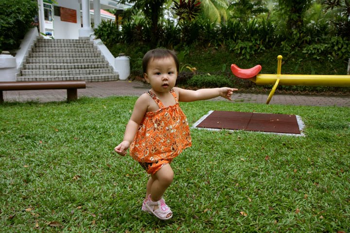 Noreen Baby: Running around
