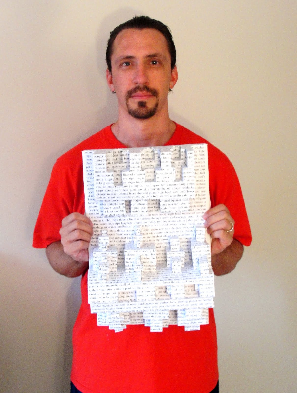 Visual Poetry Mailart Exhibit at Skylab!: Photos of Text Sculpture by ...