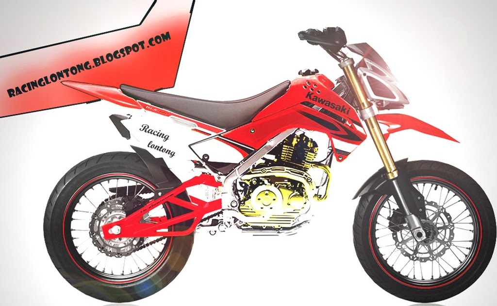 Racing Lontong: Kawasaki KLX 150s Red Supermoto