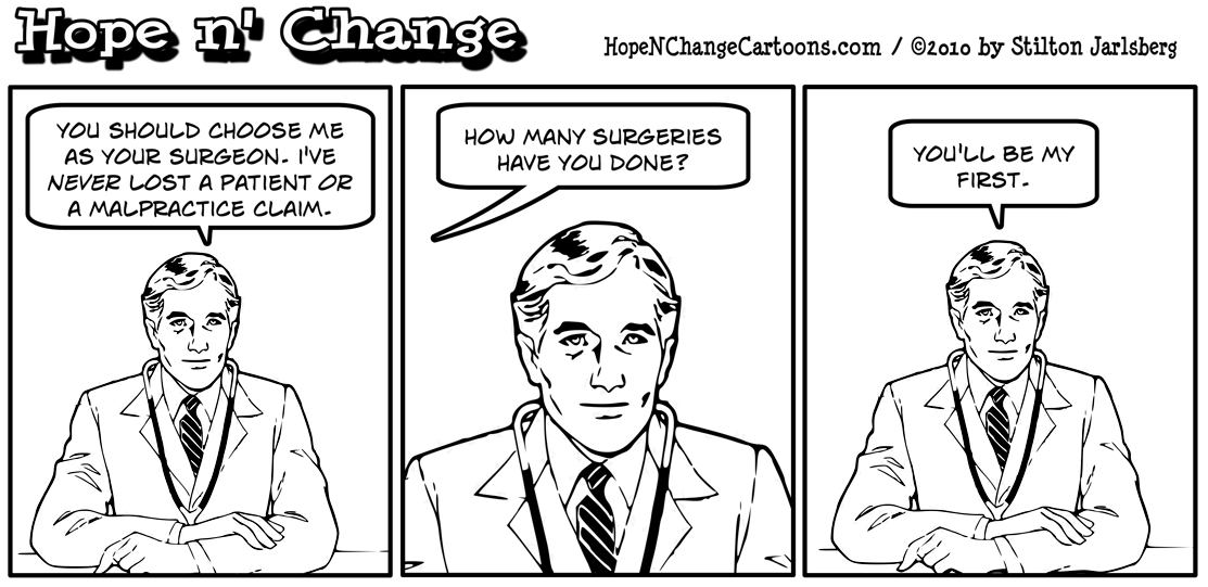 Hope n' Change Cartoons: On The Job Training