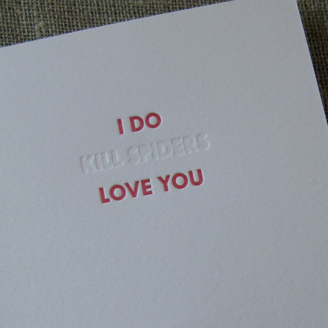 Paper Plates Press :: Letterpress Design House: I Do Card