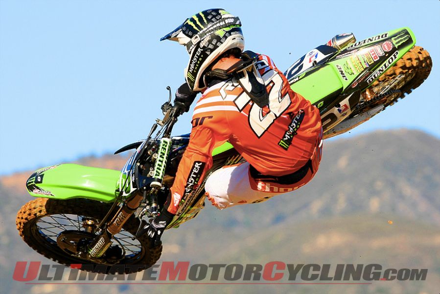 motorbike: Kawasaki & Chad Reed Separate