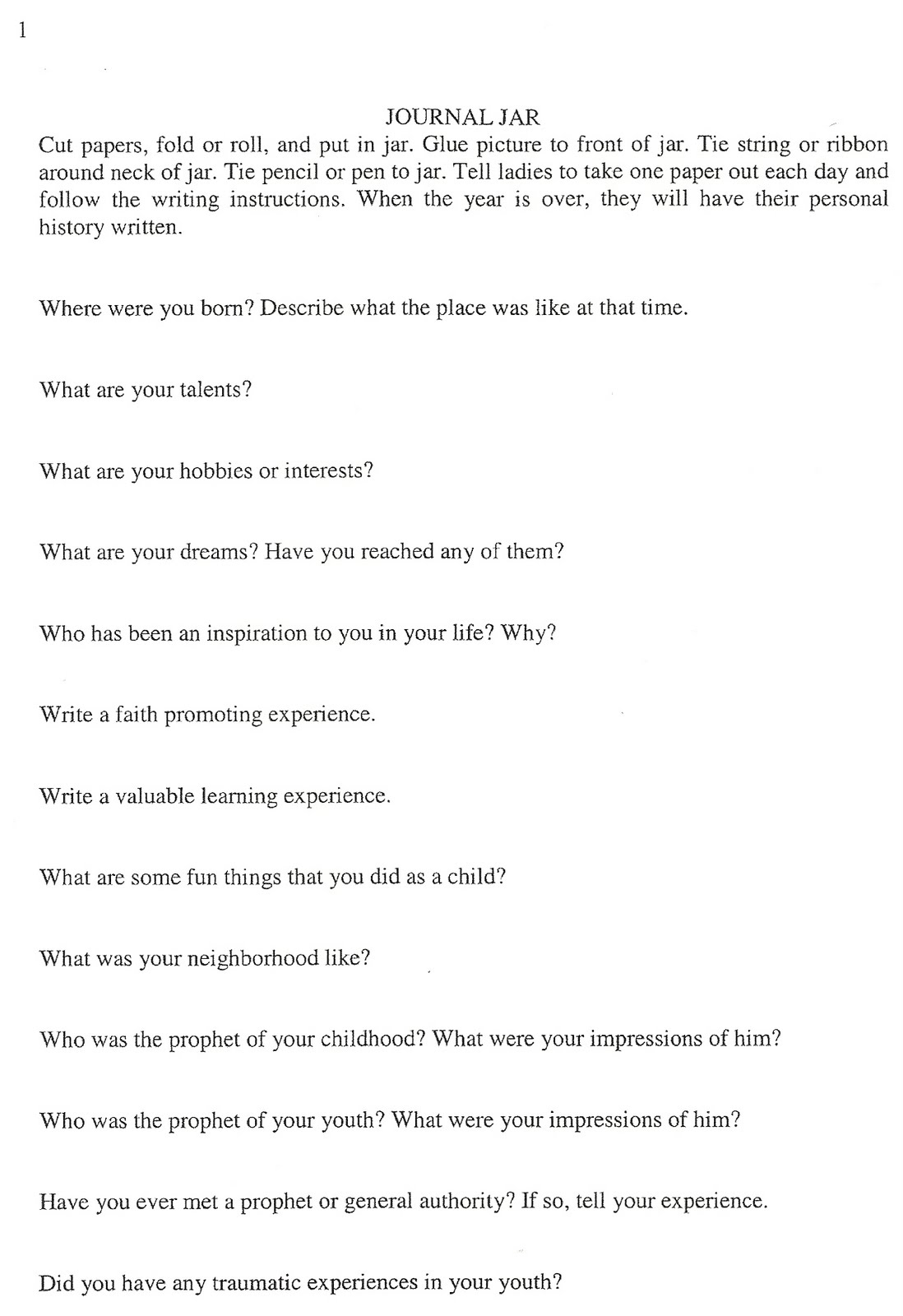 Cookie Nut Creations: Journal Jar by Tricia